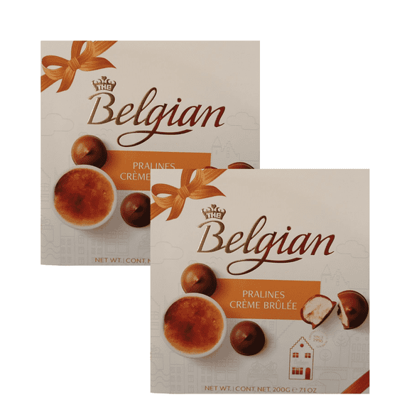 Belgian Pralines Creme Brulee Decadent Delights 200g 7.1 oz - Pack of 2 ...