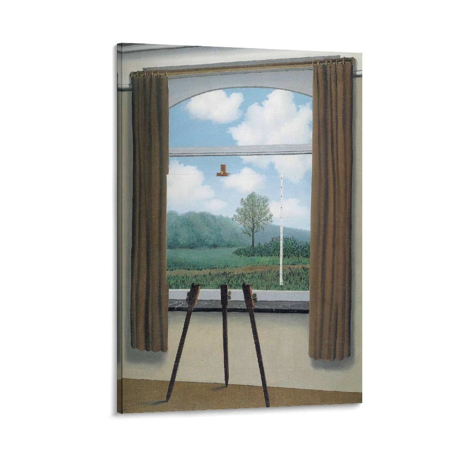 Belgian Surrealist Artists Rene Magritte The Human Condition Poster ...