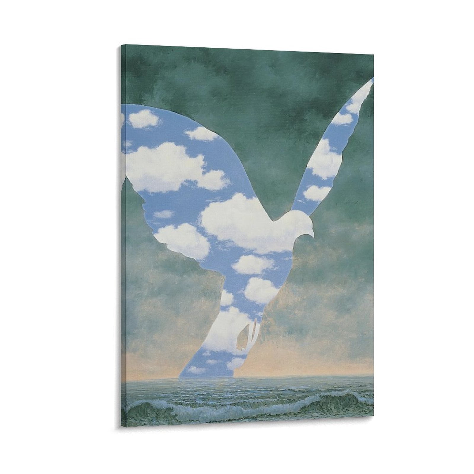 Belgian Surrealist René Magritte La Grande Famille Poster Wall Art ...
