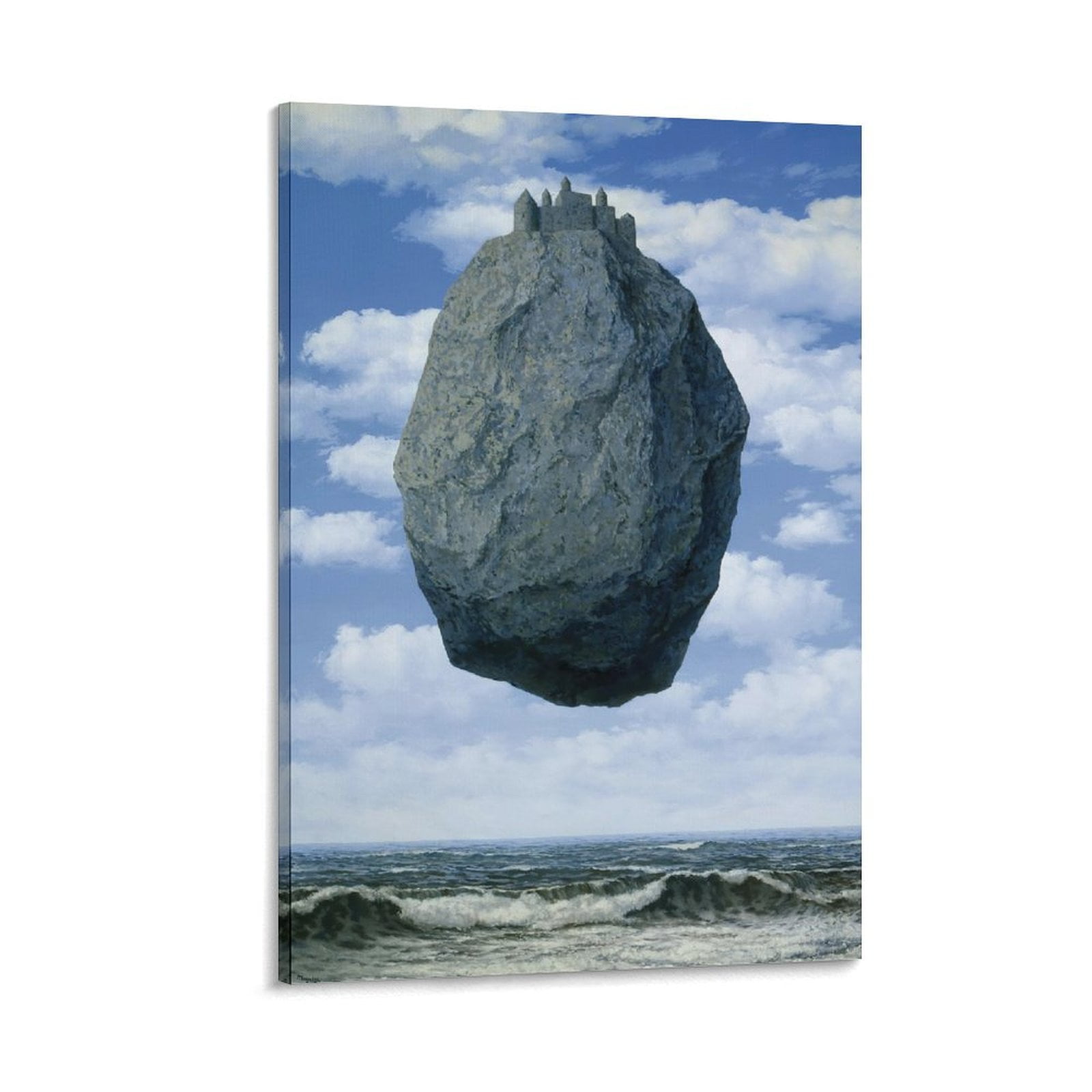 Belgian Surrealist René Magritte Le Chateau Des Pyrennees Poster Poster ...
