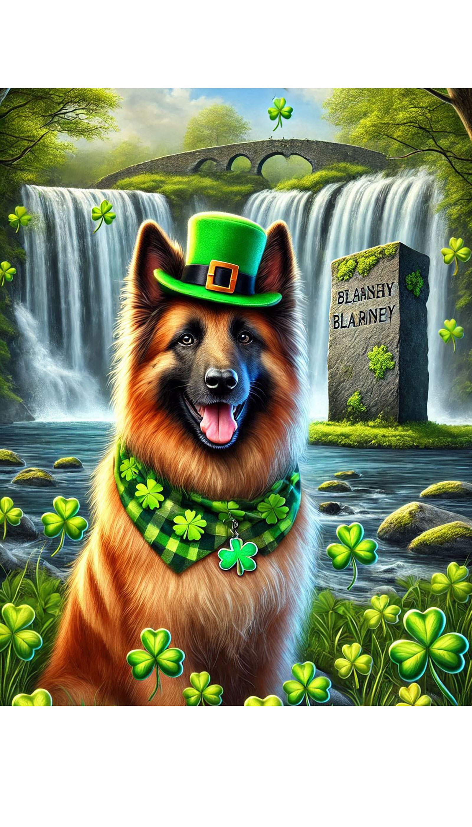 Belgian Tervuren - Best of Breed DCR Saint Patricks Day Garden Flag 12 ...