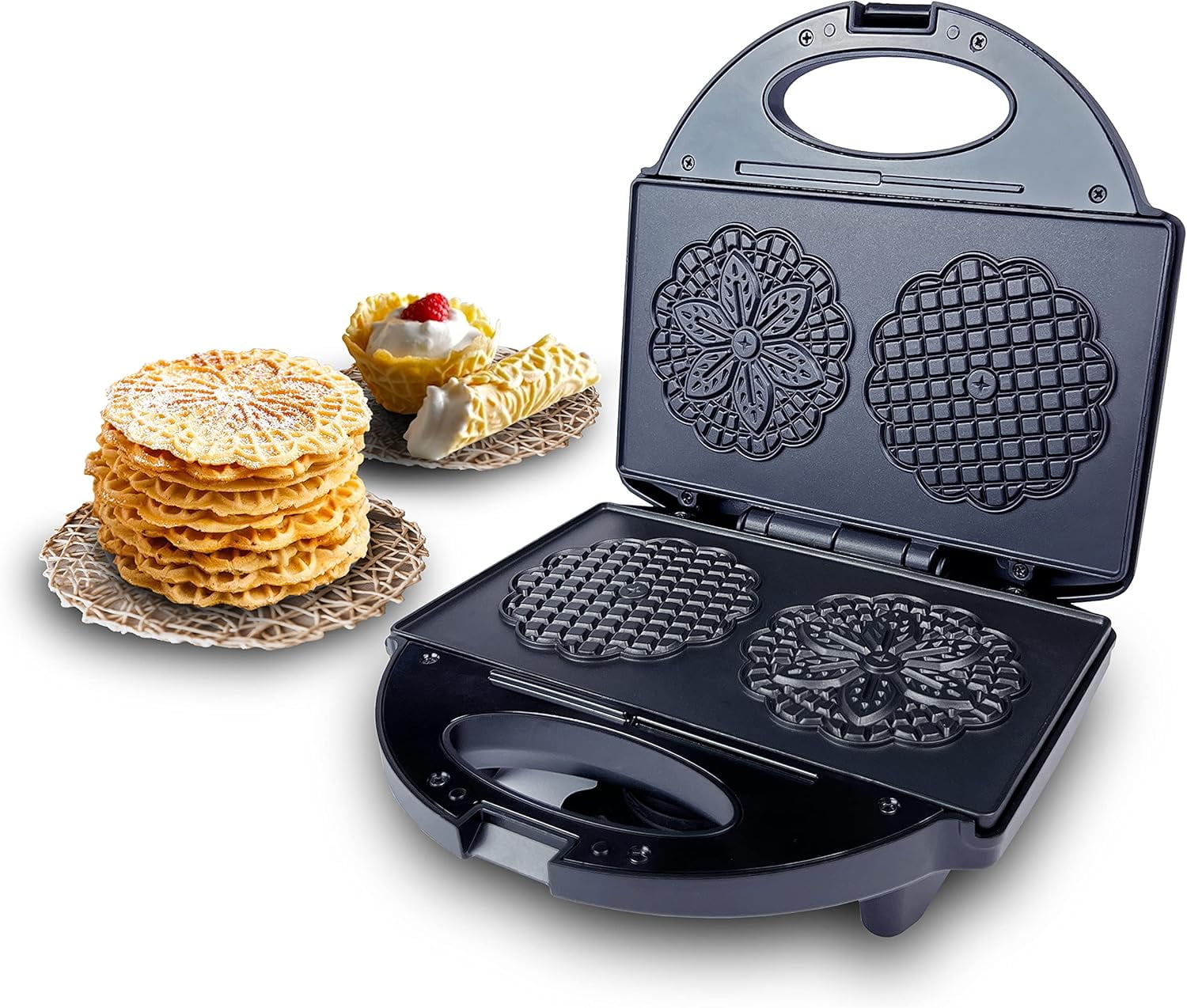 Belgian Waffle Maker with Removable Plates, Large Waffle Iron, 3 in 1 ...