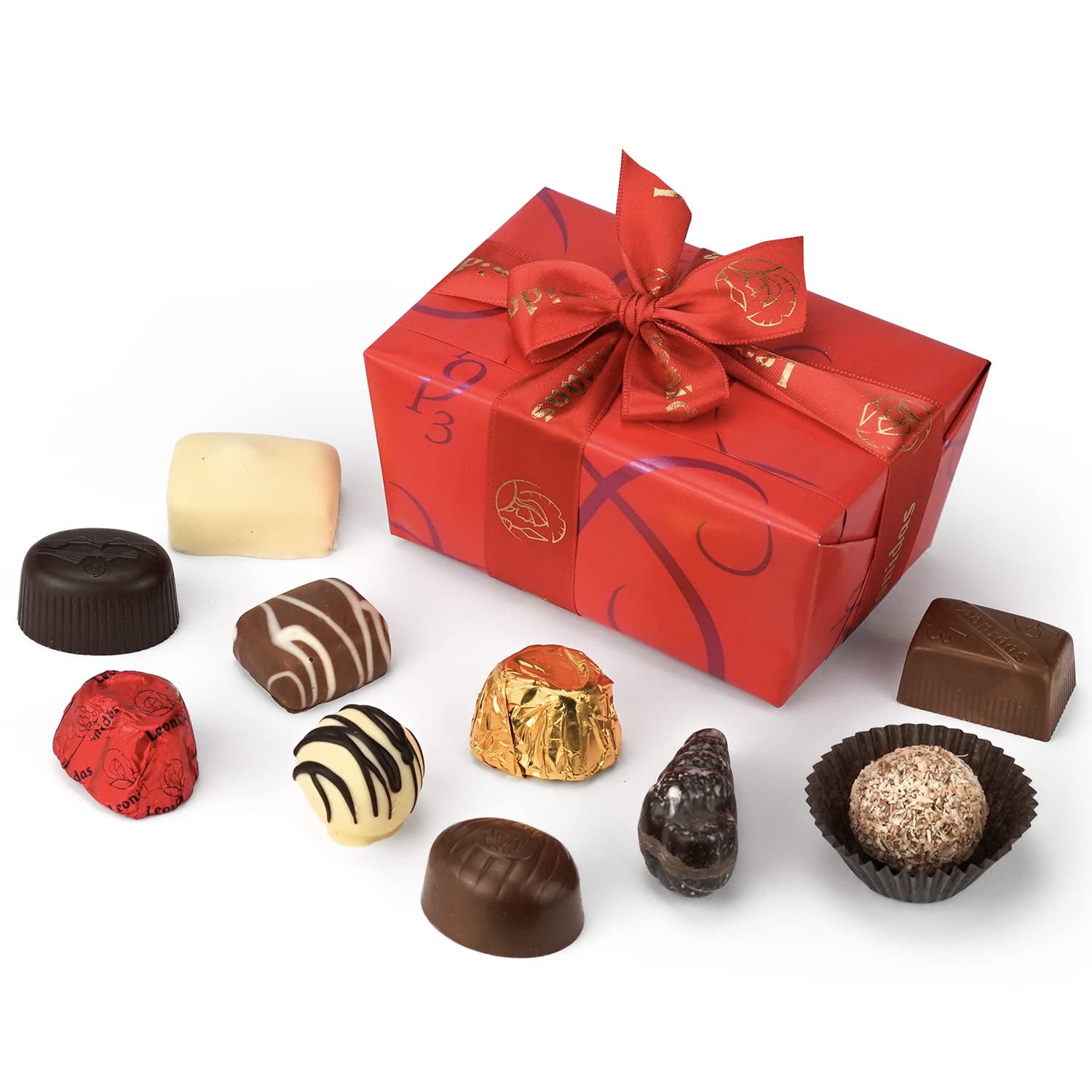 Belgian White, Milk & Dark Chocolate Gift Box - 1 lb / 453 g - Birthday ...