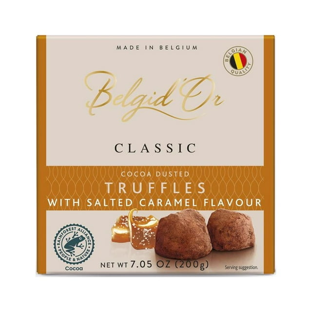 Belgid'Or Classic Salted Caramel Cocoa Dusted Truffles - 7 oz - Walmart.com
