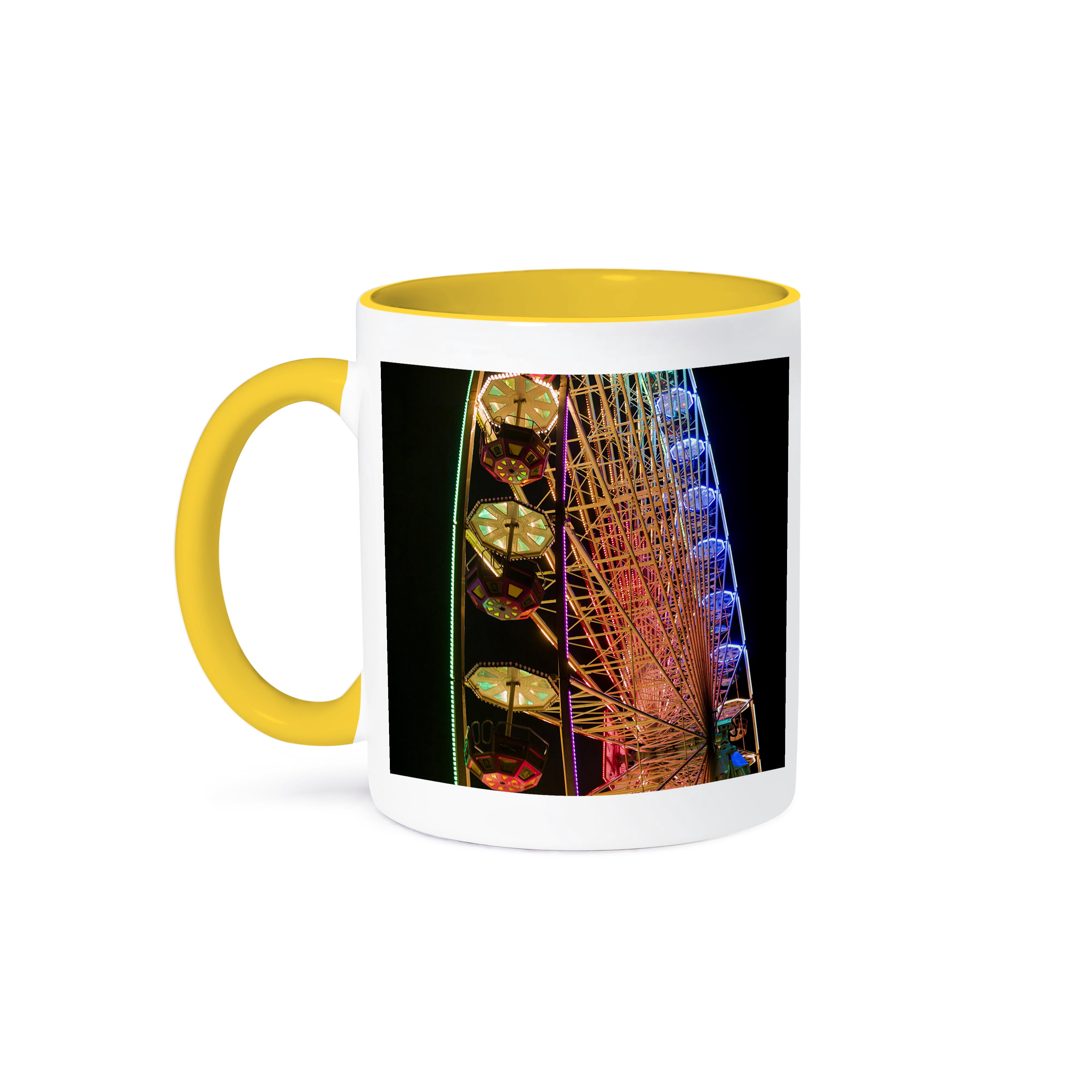 3drose, Belgium, Antwerp. Steenplein, Antwerp Ferris Wheel, 11oz Two ...