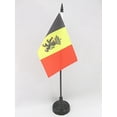 Belgium Coat of Arms Table Flag 4'' x 6'' plastic stick and base ...
