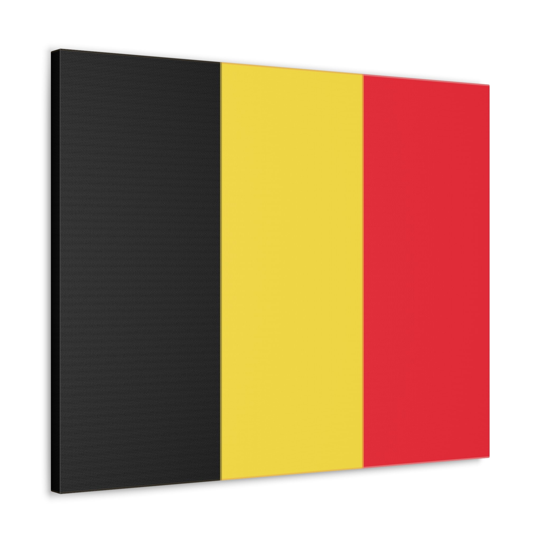 Belgium Country Flag Canvas Vibrant Wall Art Unframed Home Decor ...