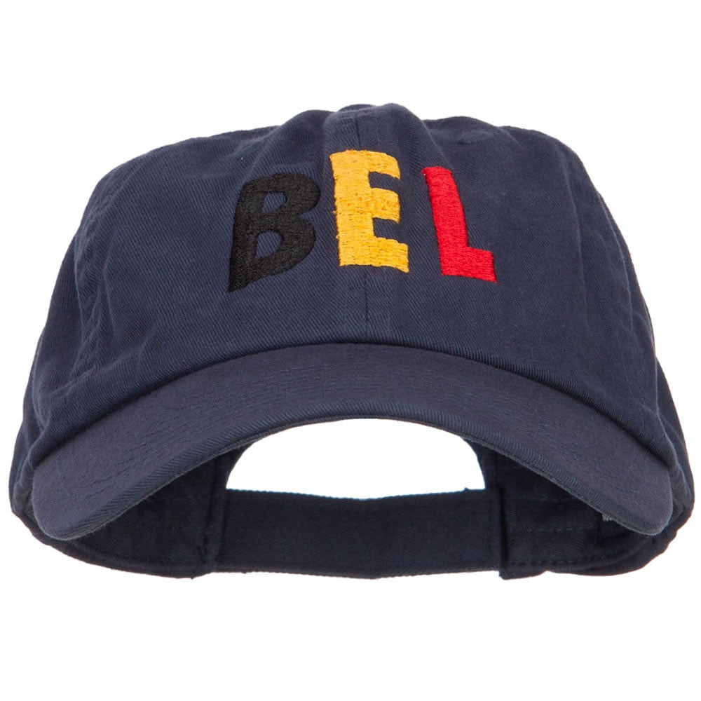 Belgium Embroidered Low Profile Cap - Navy OSFM - Walmart.com