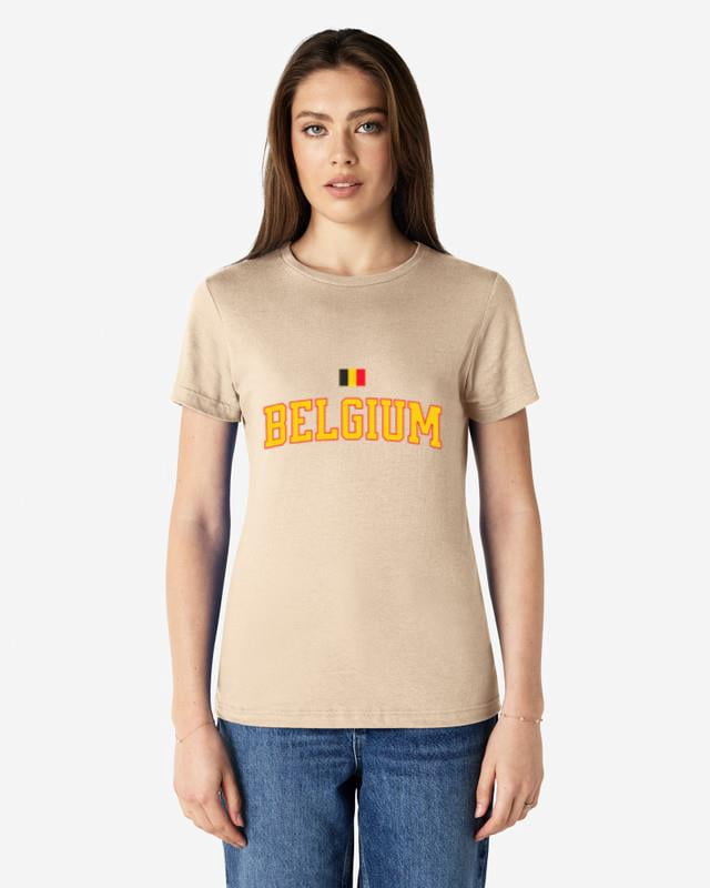 Belgium Flag Football T-Shirt, for men & women, up to size 5XL ...