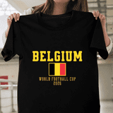 Belgium Football 2026 Supporter Graphic Sport Tee Unisex T-Shirt ...