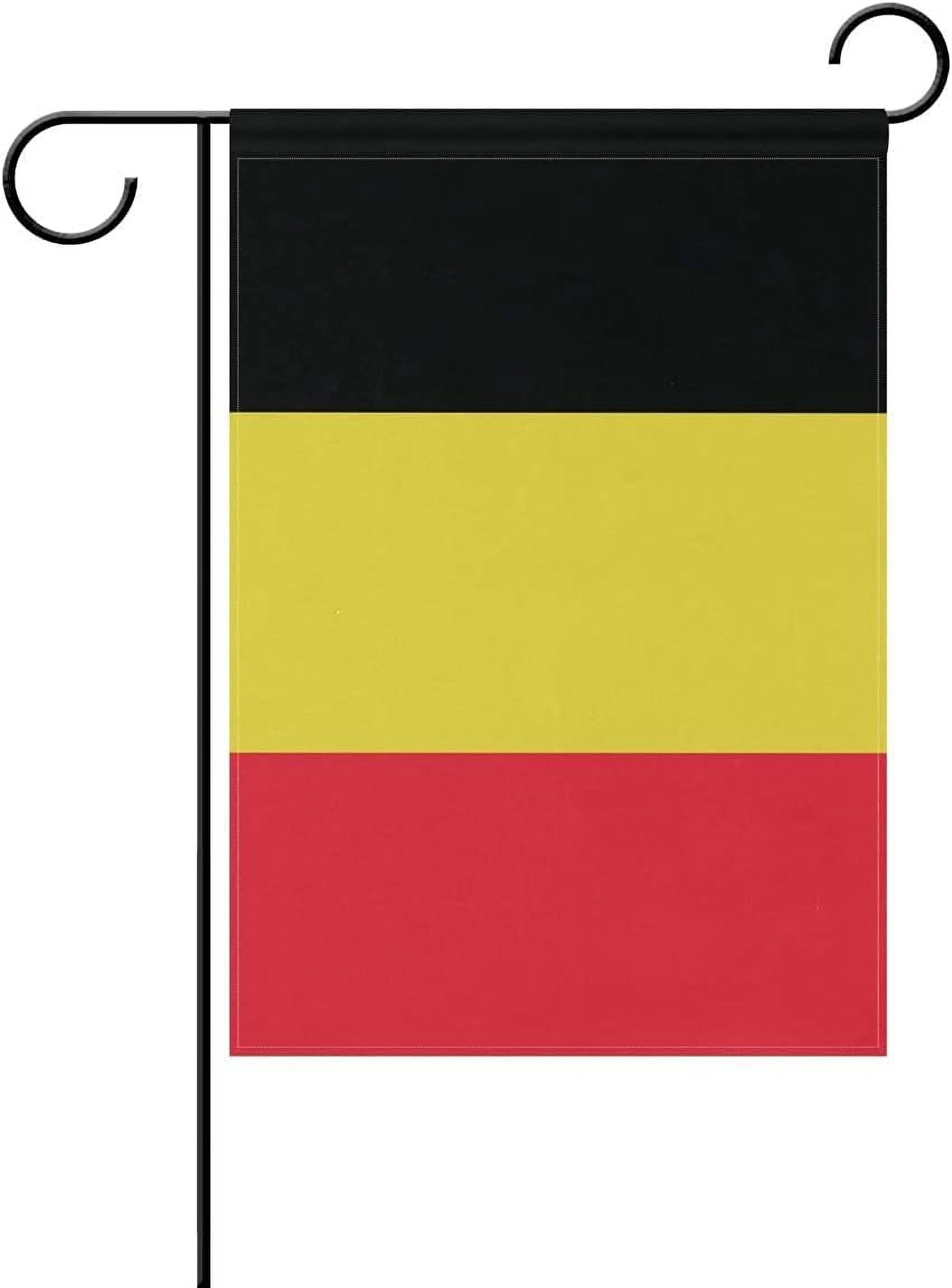 Belgium Garden Flags 12.5 x 18 Inches Double Sided Vivid Color and Fade ...