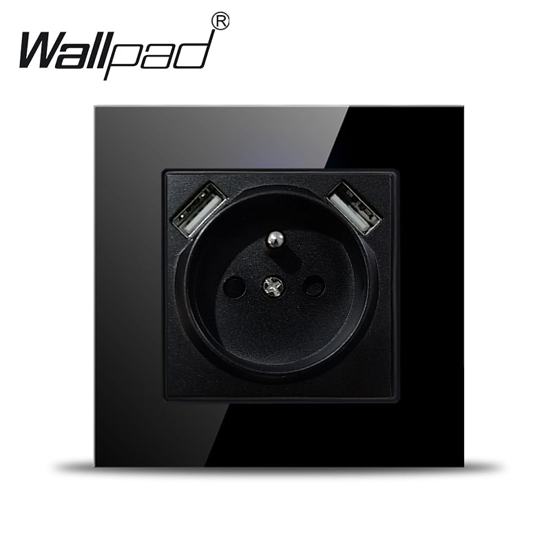 Belgium Standard European Electrical Plug 16A With USB Type C Tempered ...