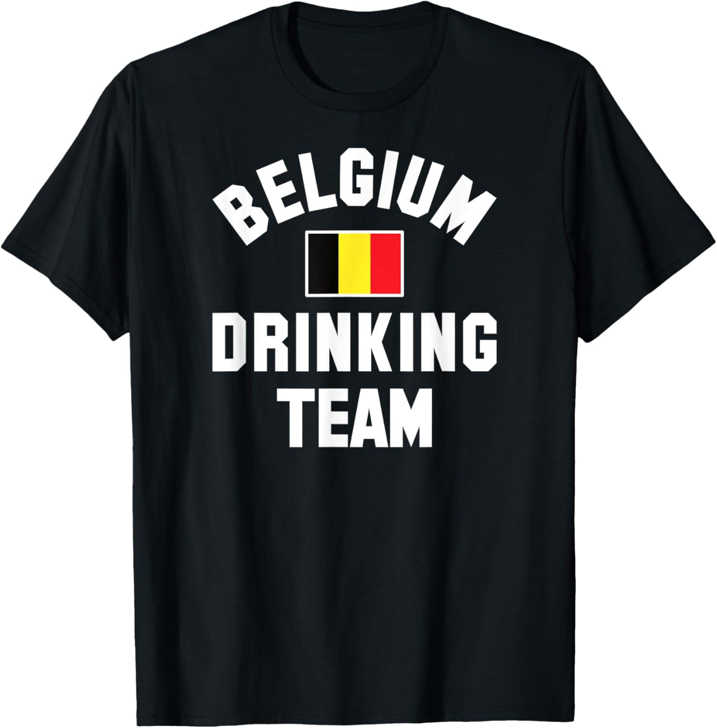 Belgium drinking team design for Belgium beer fests Funny Creative Graphic T-Shirt - Walmart.com