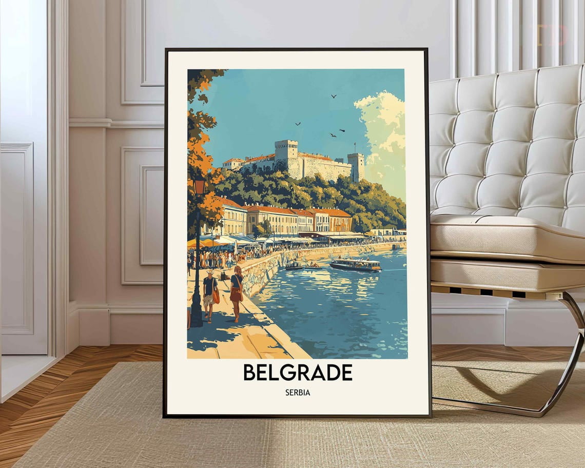Belgrade Poster, Belgradebelgrade Print, Belgrade Photo, Belgrade ...
