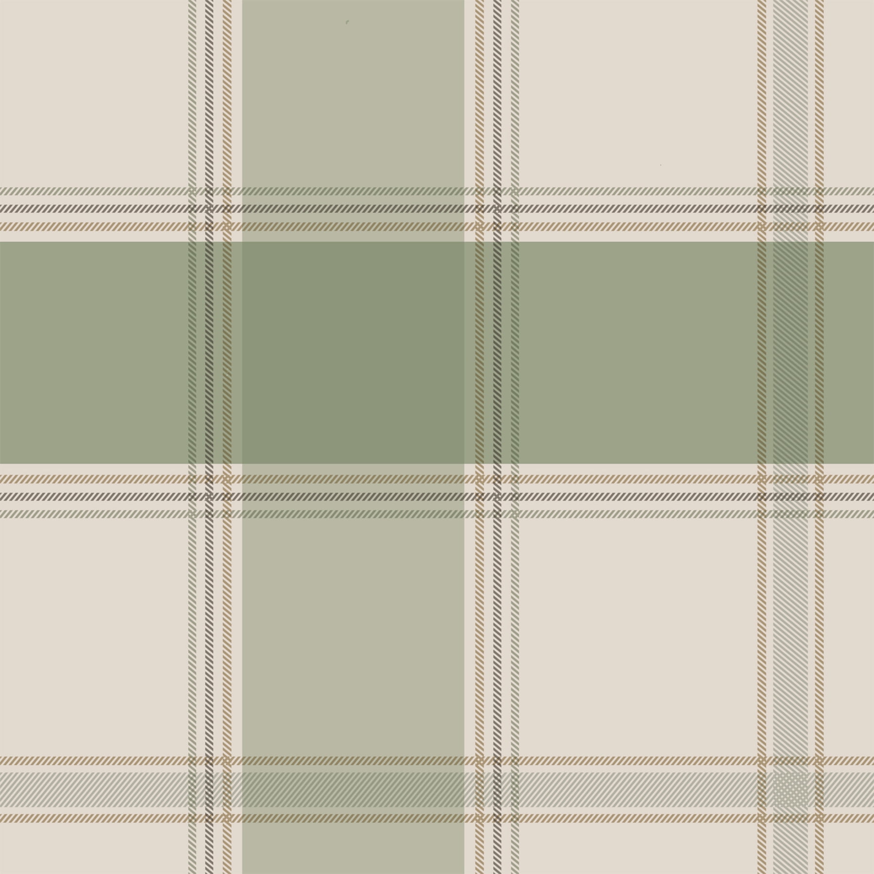 Belgravia Decor Braxton Green Check Wallpaper - Walmart.com