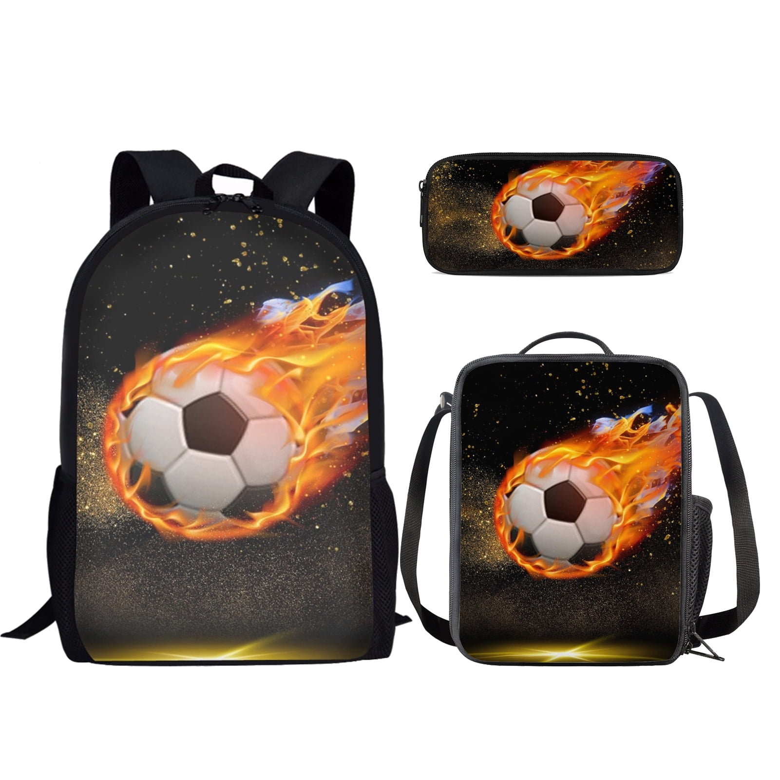 Belidome Cool Football Design 3Pcs Bags Set for Teen bag Backpack for ...