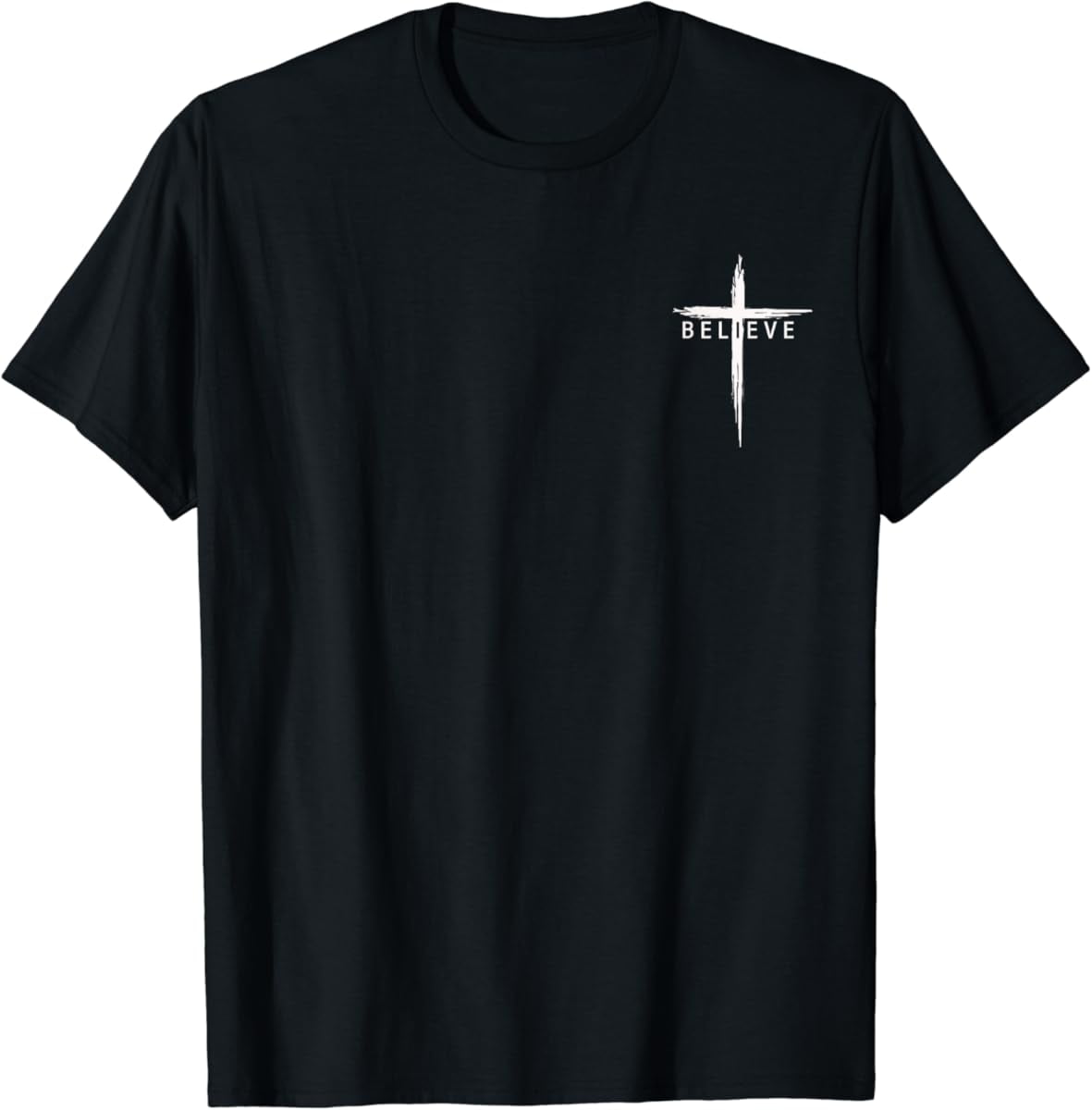 Believe Christian Cross Jesus Christ Christians Men Women T-Shirt ...
