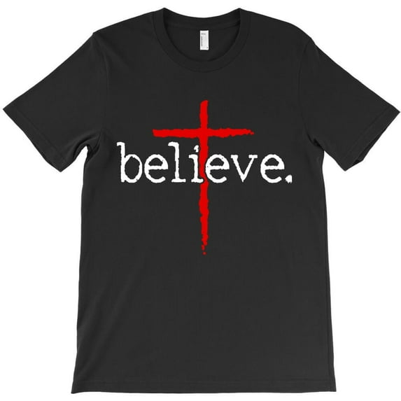 Believe In The Cross Funny Christian God Bible Religious Faith H35469 ...