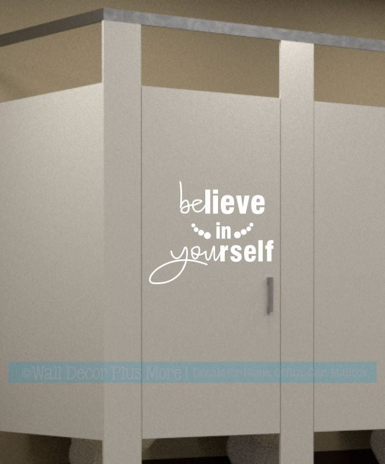 Believe In Yourself Be You Inspirational Wall Decal Sticker School Word ...