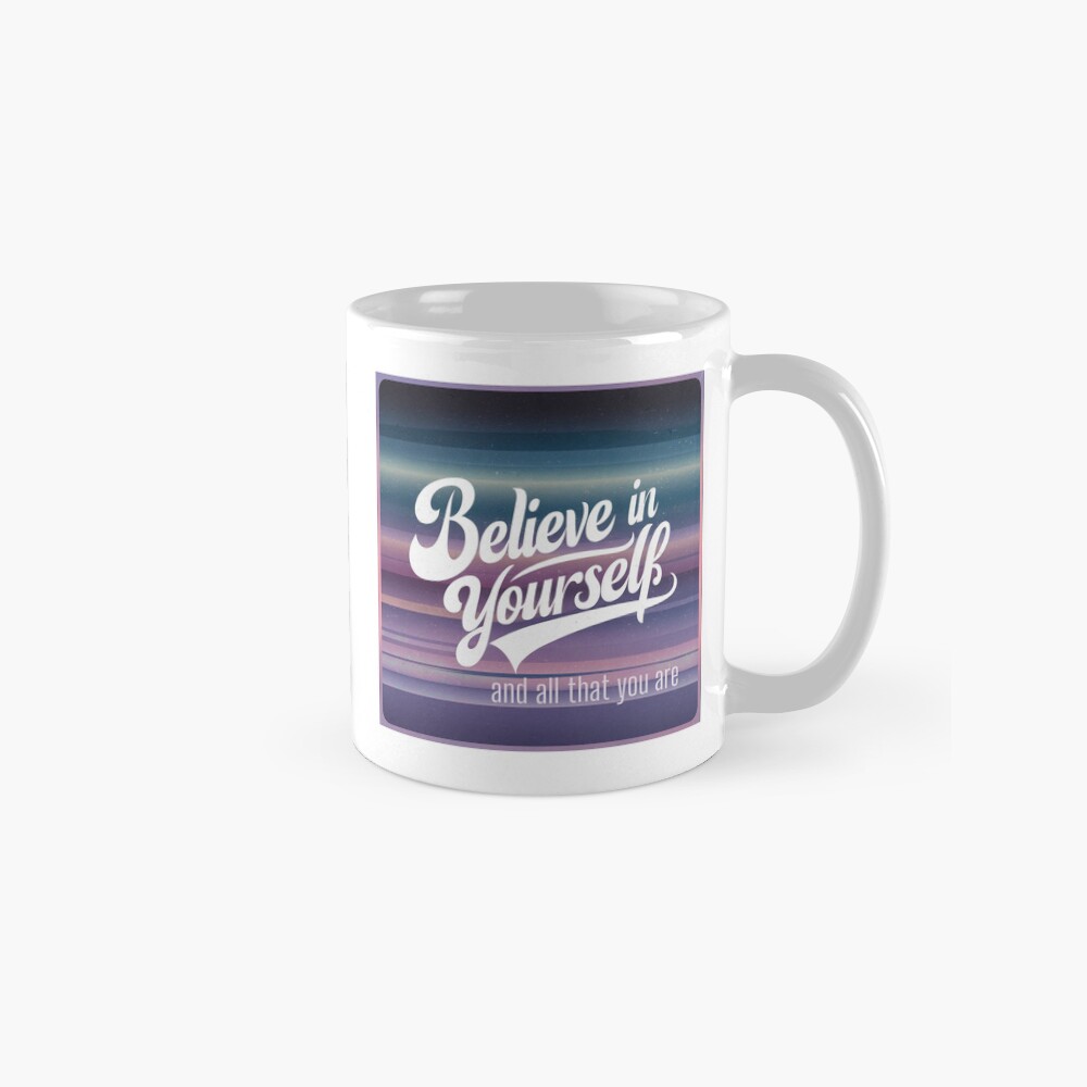 Believe In Yourself Retro Inspired Classic Mug - Walmart.com