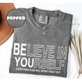 Believe In Yourself Shirt Teacher Shirt Motivational Positive Tee ...