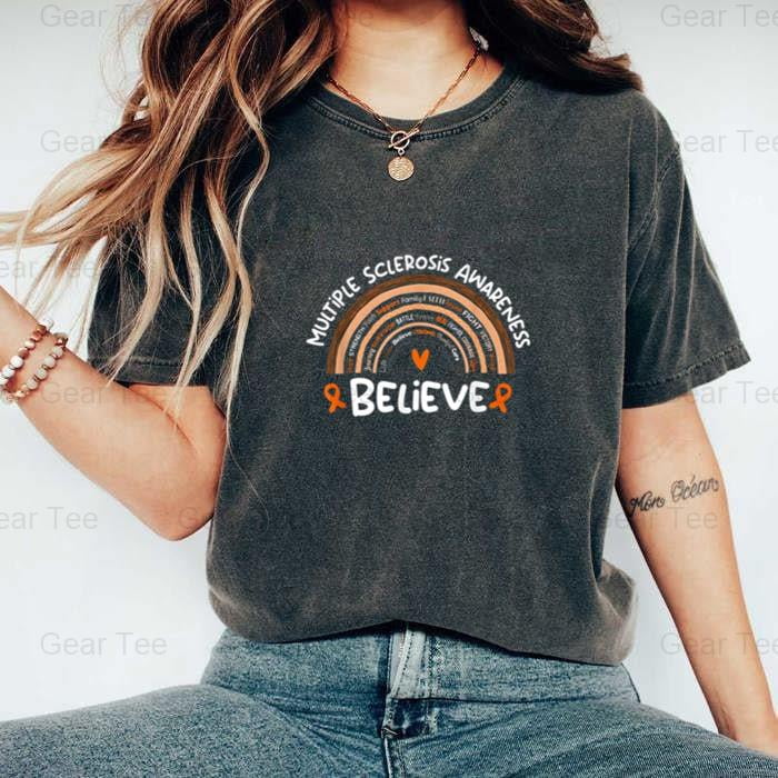 Believe, MS Awareness, Month, Multiple Sclerosis, Orange Ribbon ...