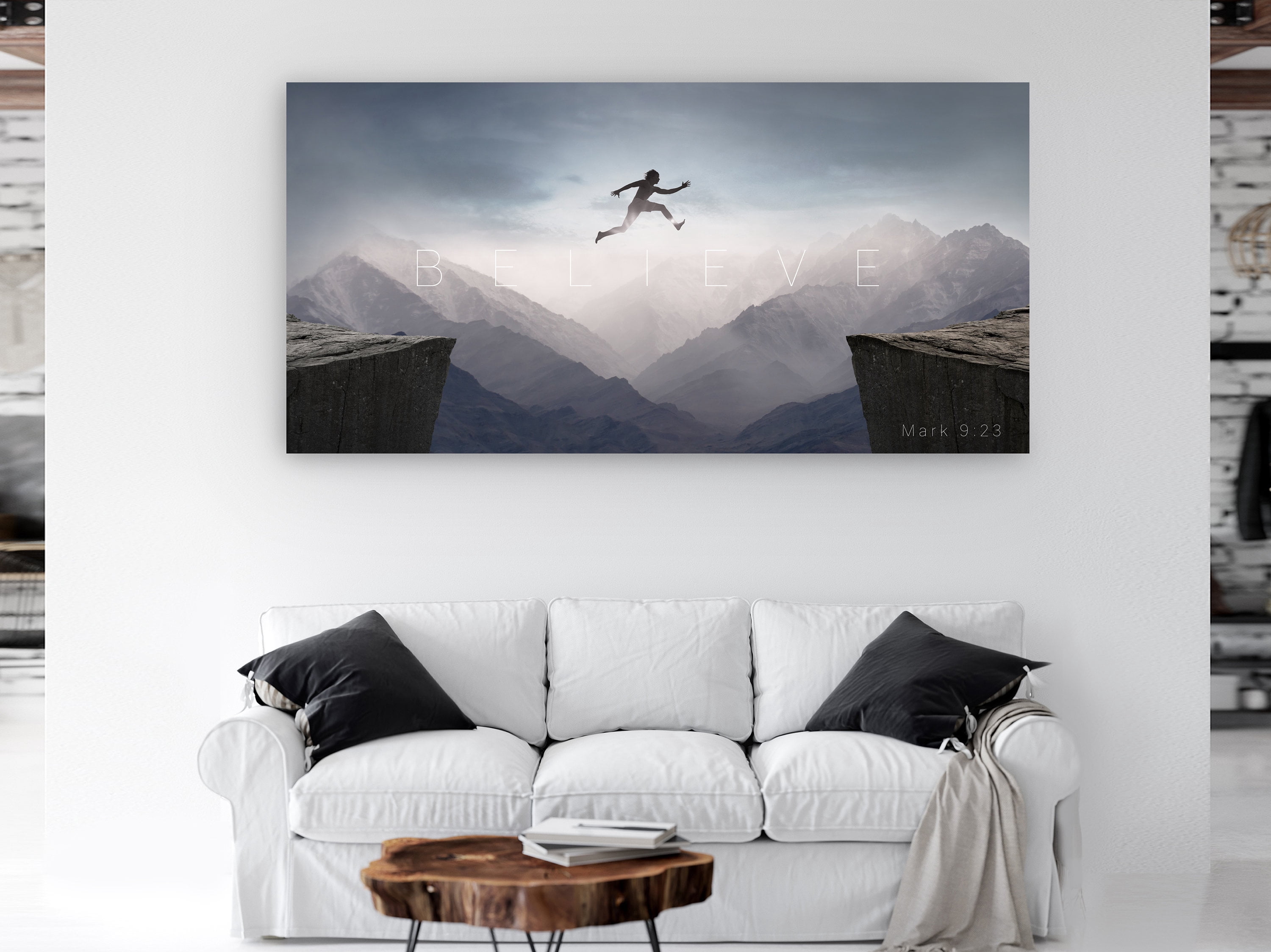 Believe Poster Vintage Style Wall Decor Physical Poster Home Wall Art ...