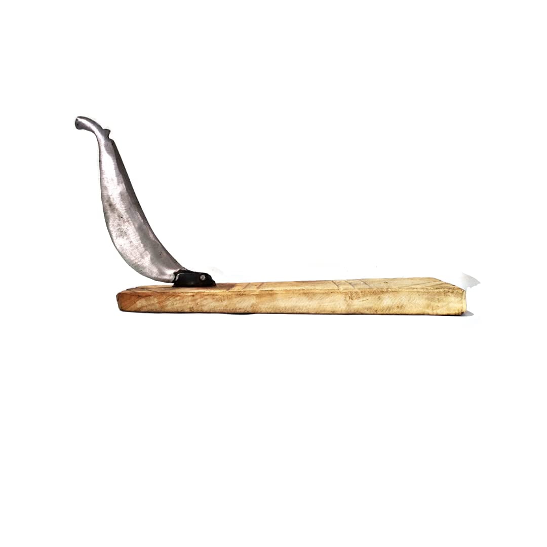 Believe in Quality Iron Blade boti Vegetable Cutter with Wooden Board ...