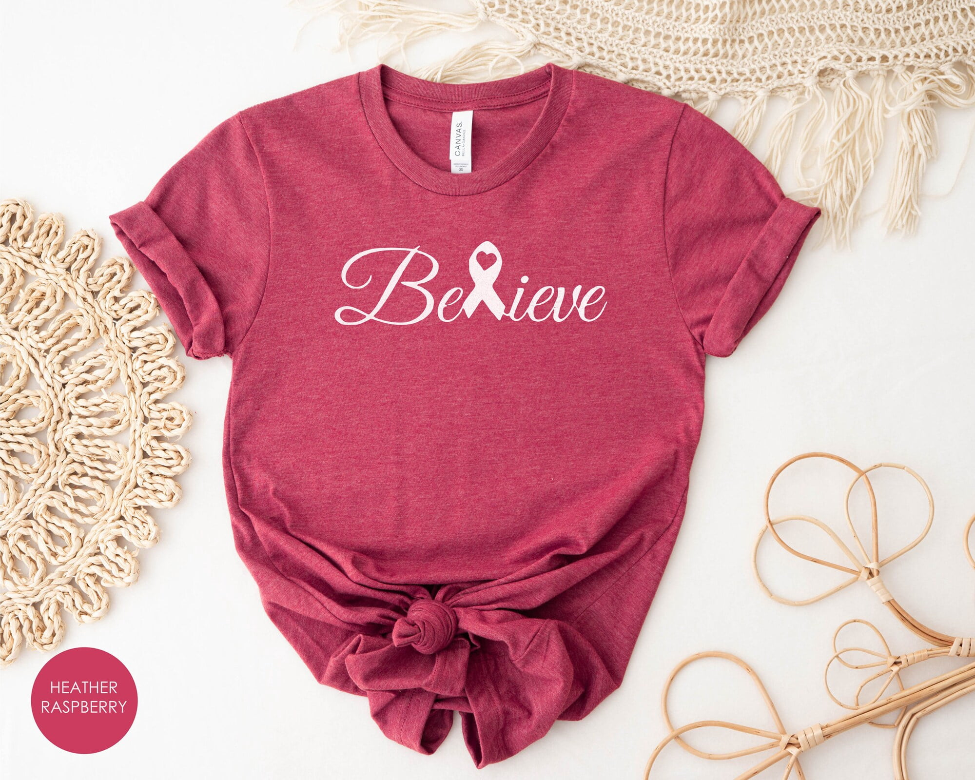 Believe Tee Cancer Ribbon Shirt Cancer Awareness Month Cancer Fighter ...