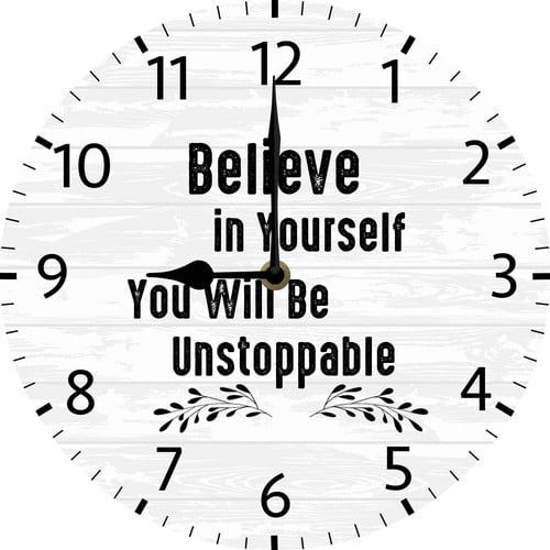 Believe In Yourself and You Will Be Unstoppable Inspirational Wall ...