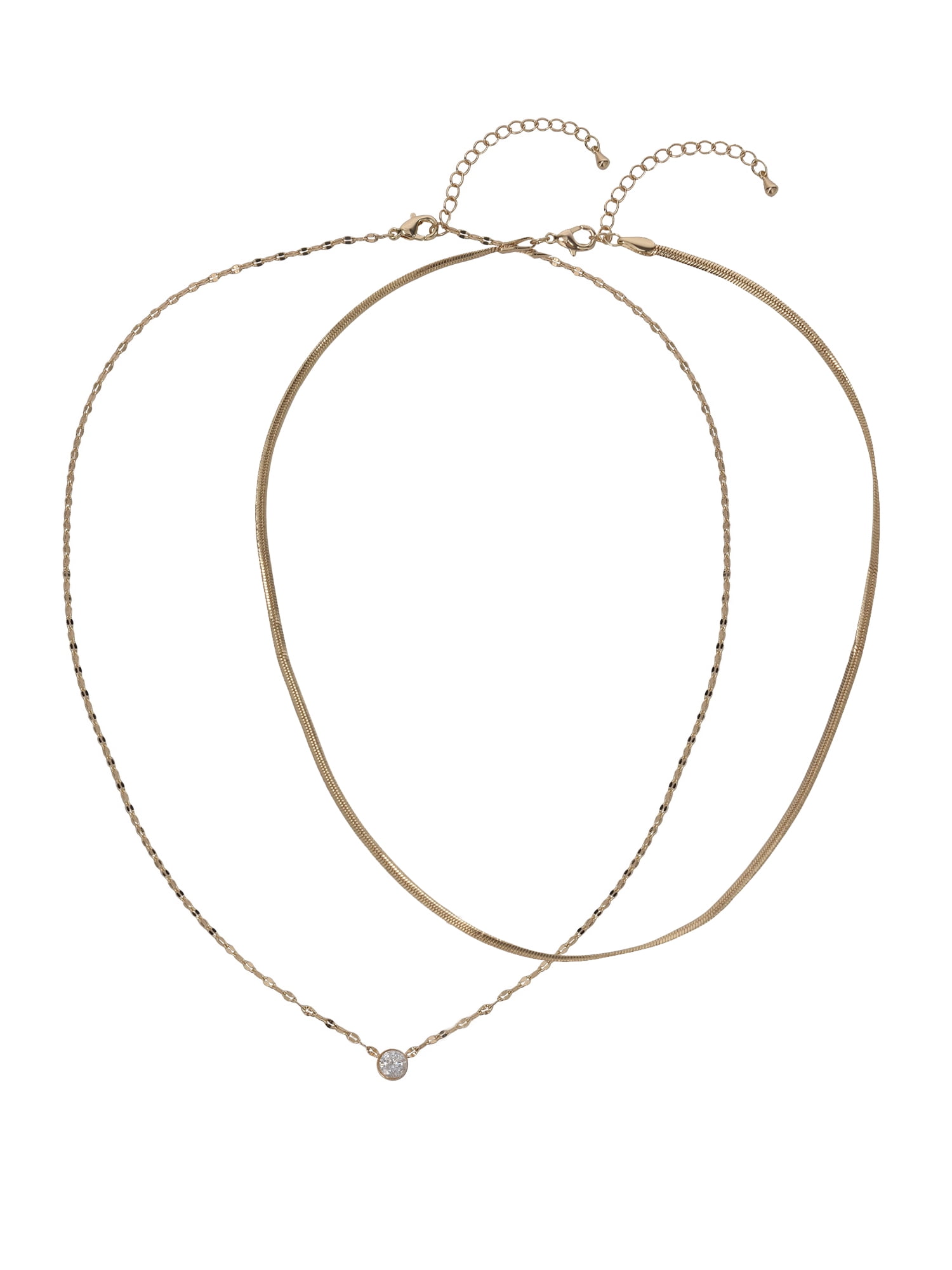 Believe by Brilliance Women's Adult Female 14kt Gold Flash Plated Chain ...