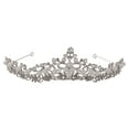 Believe by Brilliance Fine Silver Plated Tiara, Cubic Zirconia and ...