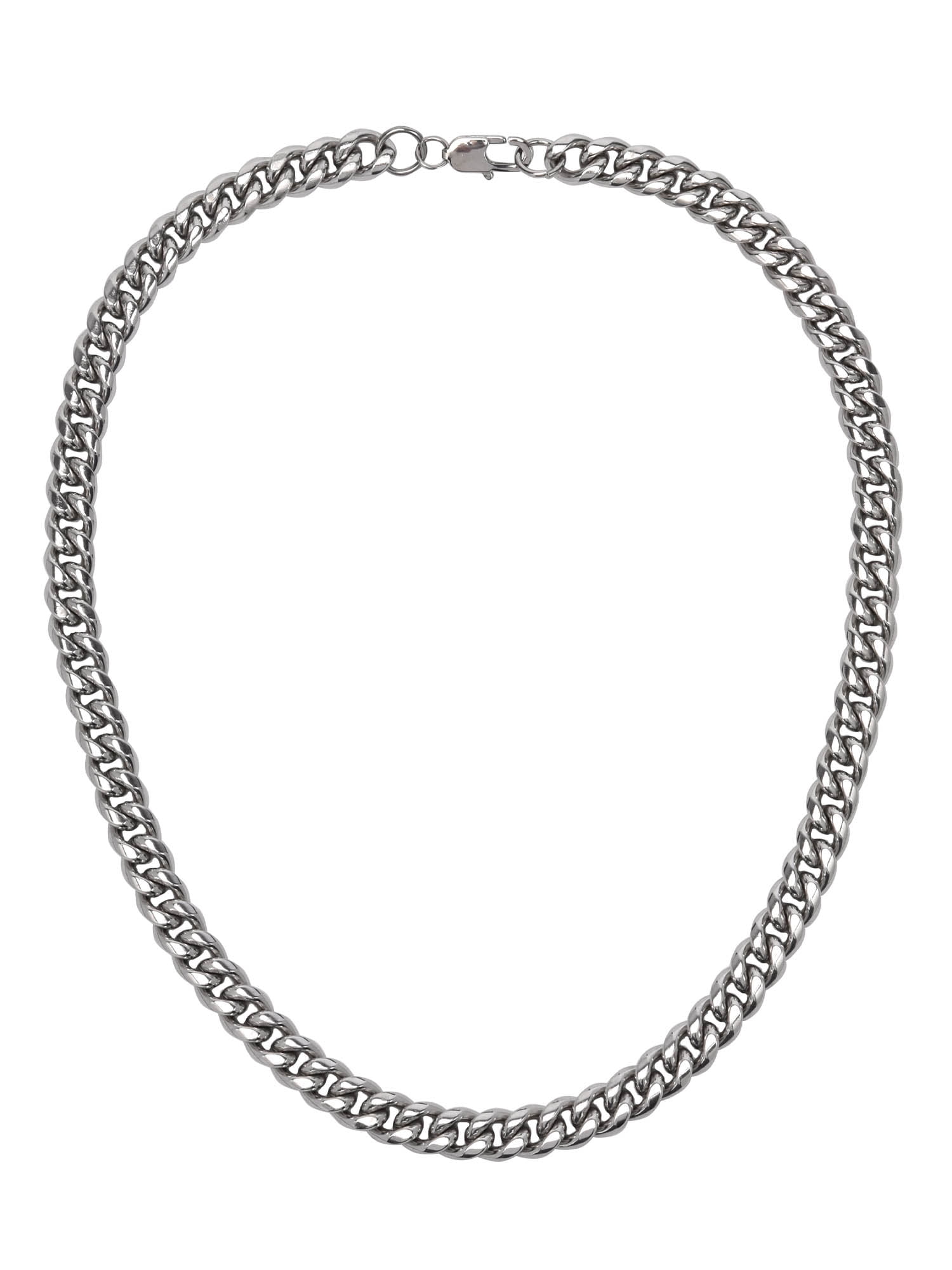 Believe by Brilliance Men's Adult Male Stainless Steel Chain Necklace ...
