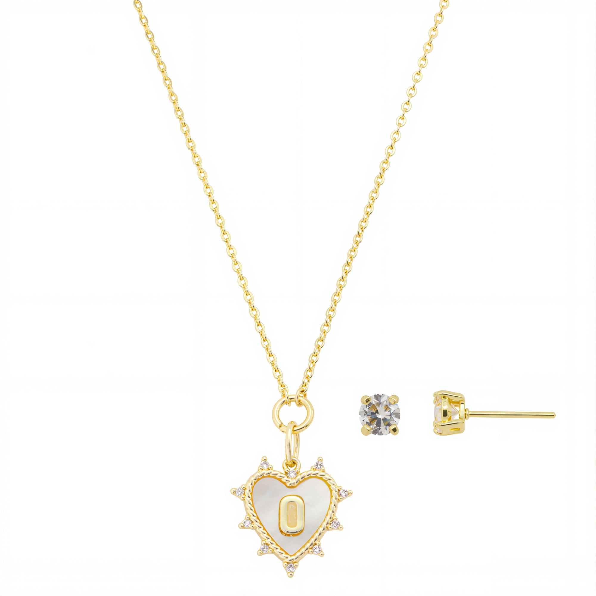 Believe by Brilliance Women's 14Kt Gold Flash Plated Mother of Pearl ...
