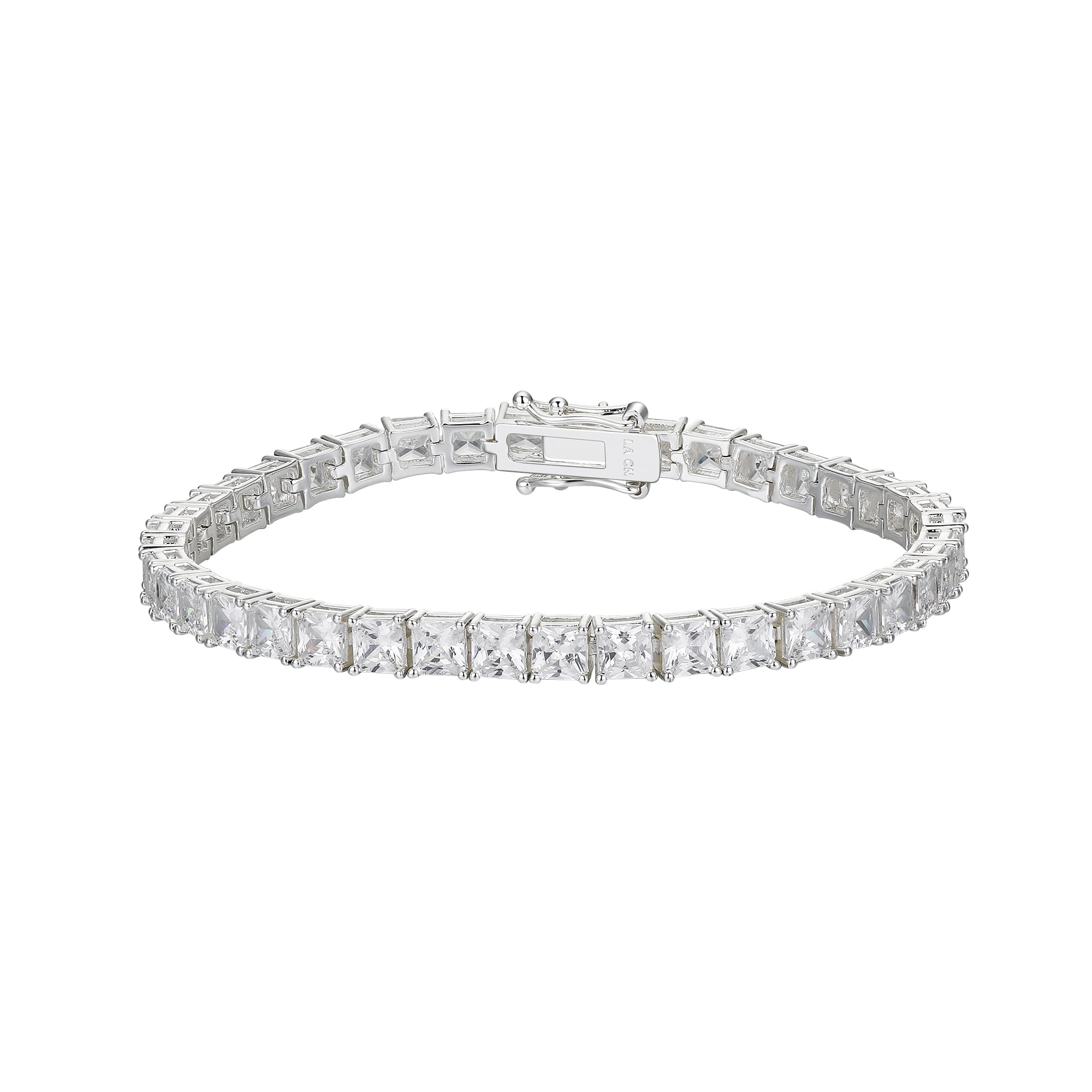 Believe by Brilliance Women's Fine Silver Plated Cubic Zirconia Tennis ...