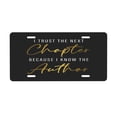 Believe in God License Plate, Front Car Plate with 4 Holes 6 x 12 Inch ...