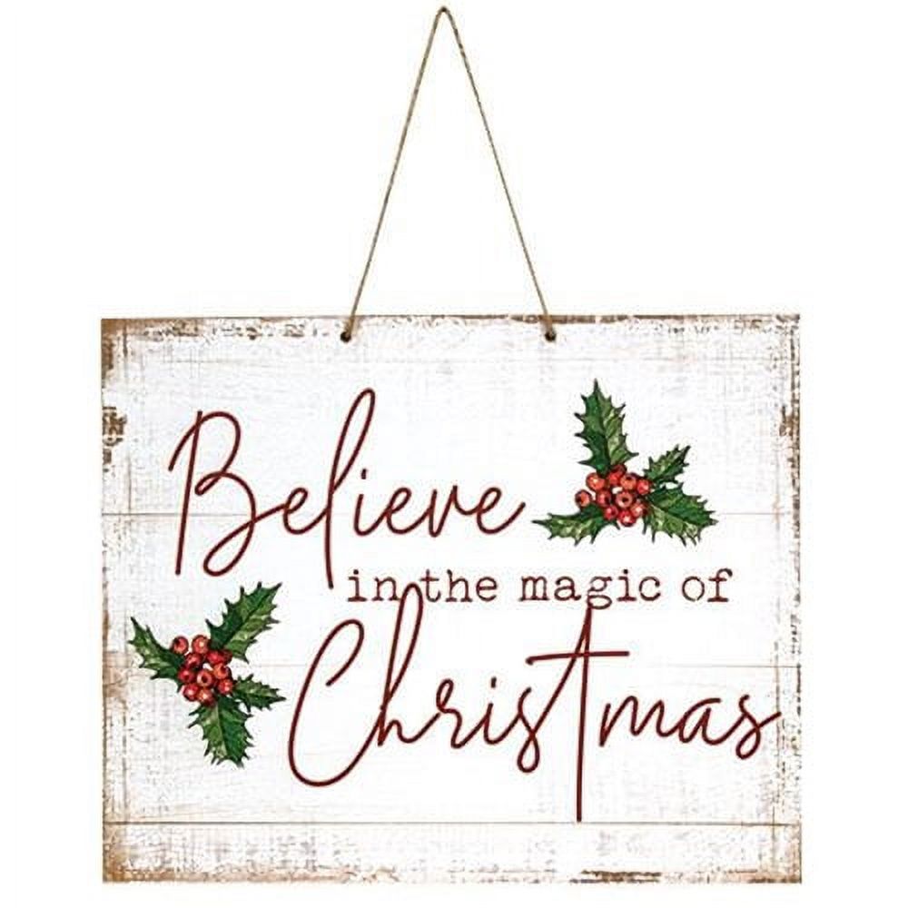 Believe in the Magic Sign w/Jute Hanger - Walmart.com