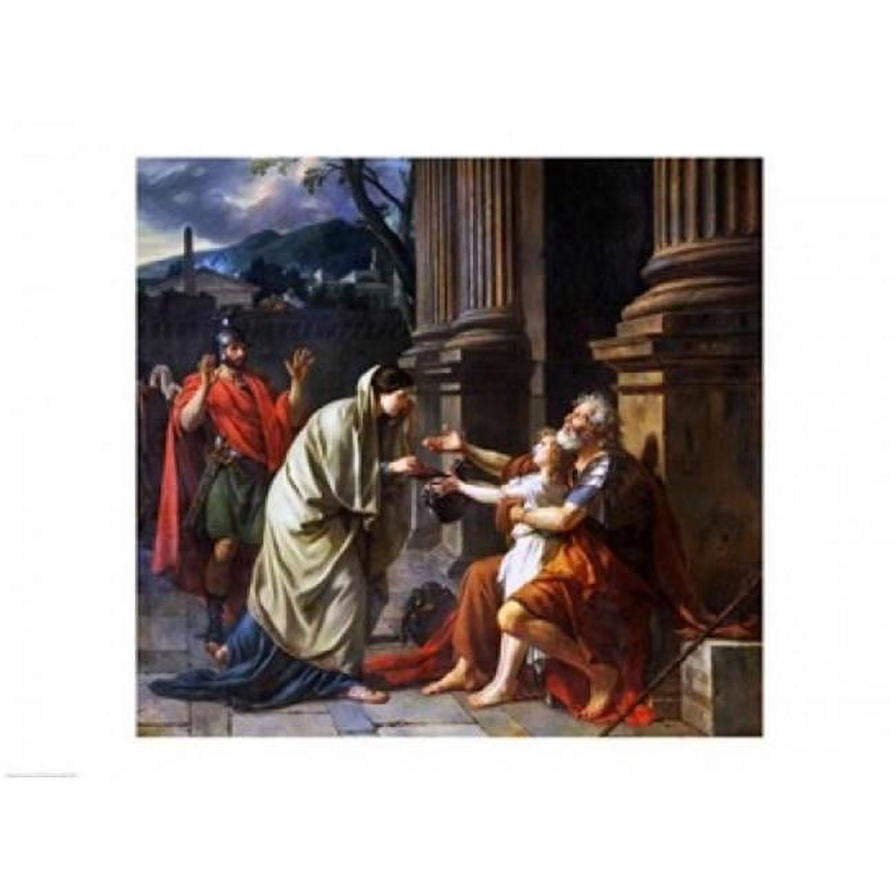 Belisarius Begging for Alms 1781 Poster Print by Jacques-Louis David ... Belisarius Begging for Alms 1781 Poster Print by Jacques-Louis David ...