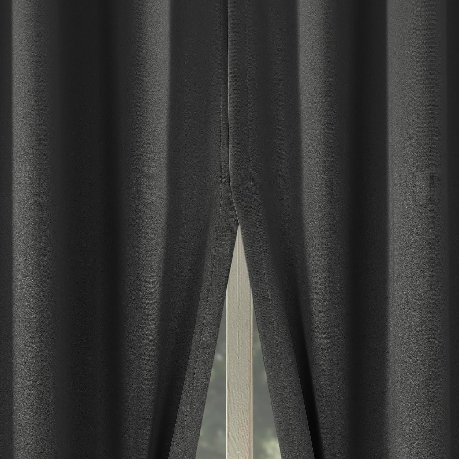 Belize 2-Pack Magnetic Closure Pleated Look Theater Grade 100% Blackout ...