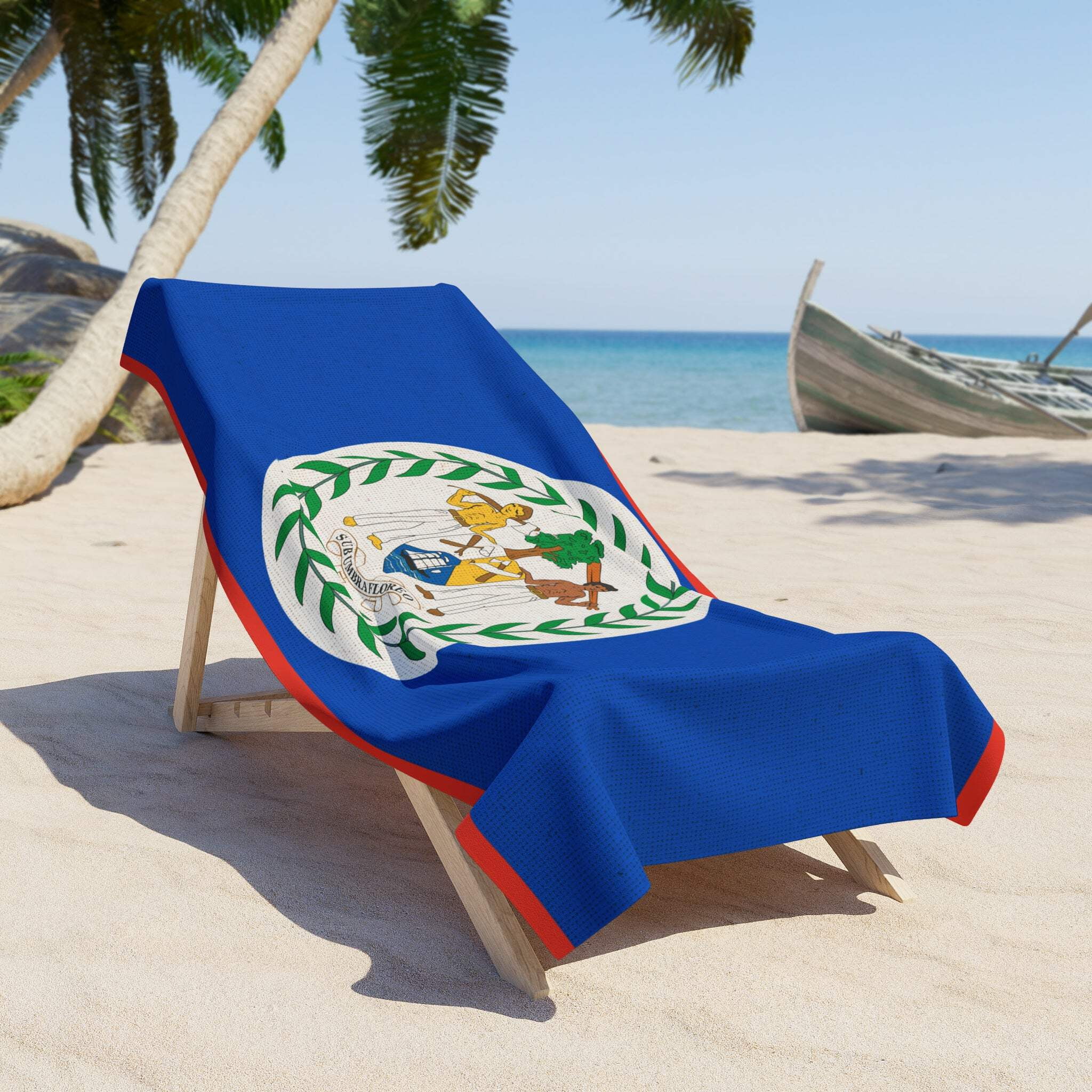 Belize Beach Towel | Quality Long Lasting - 2 Sizes | Belizean Pride ...