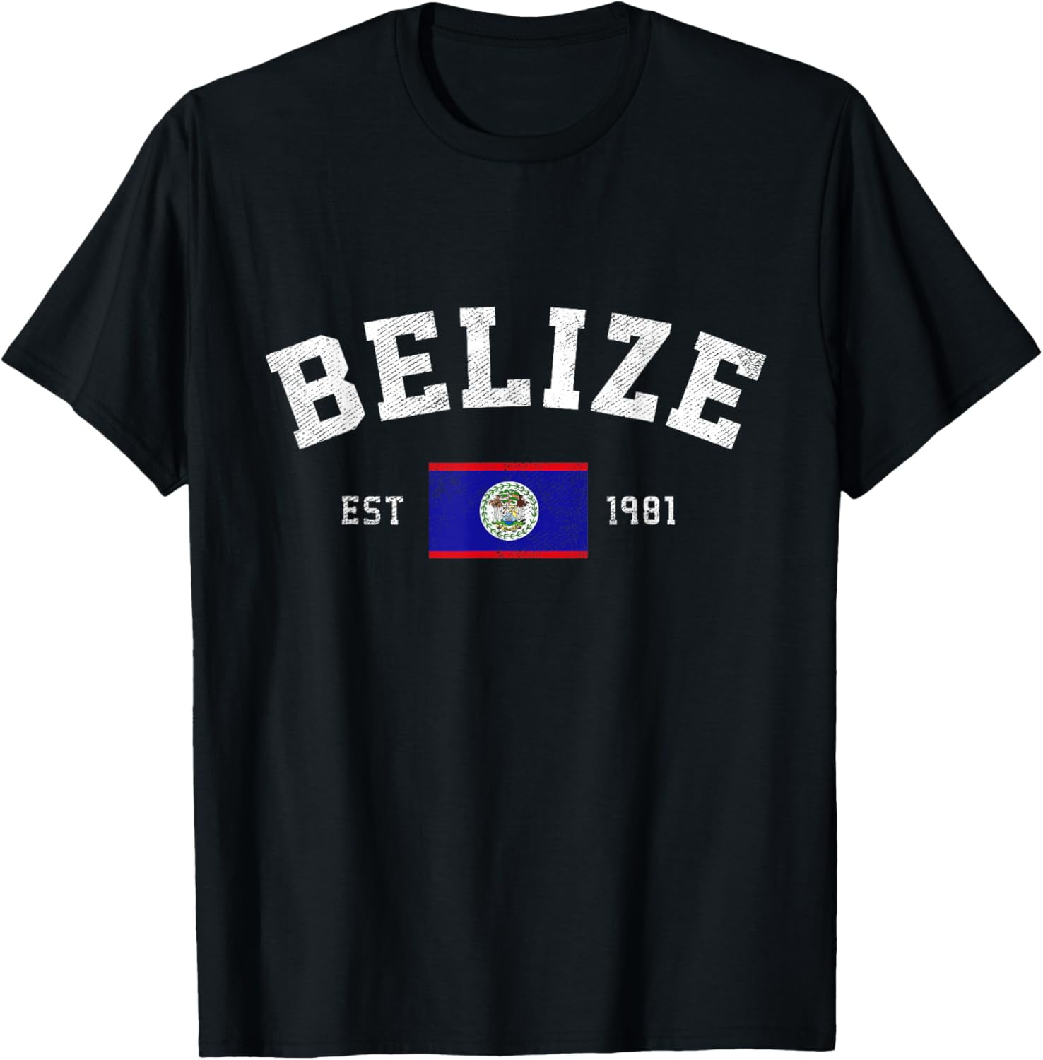 Belize Est. 1981 Belizean Flag Independence Day T-Shirt - Walmart.com