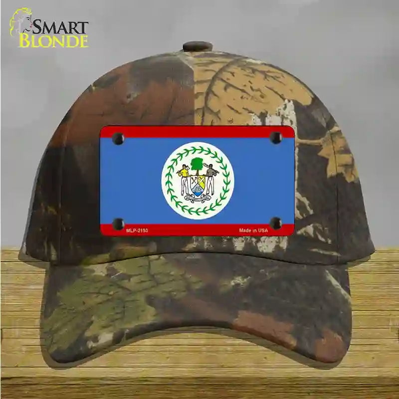 Belize Flag Novelty License Plate Hat Cotton Camoflauge - Walmart.com