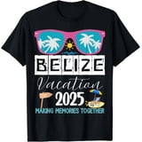 Belize Girls Trip 2025 Fun Caribbean Vacation Group T-Shirt Vintage Tee ...
