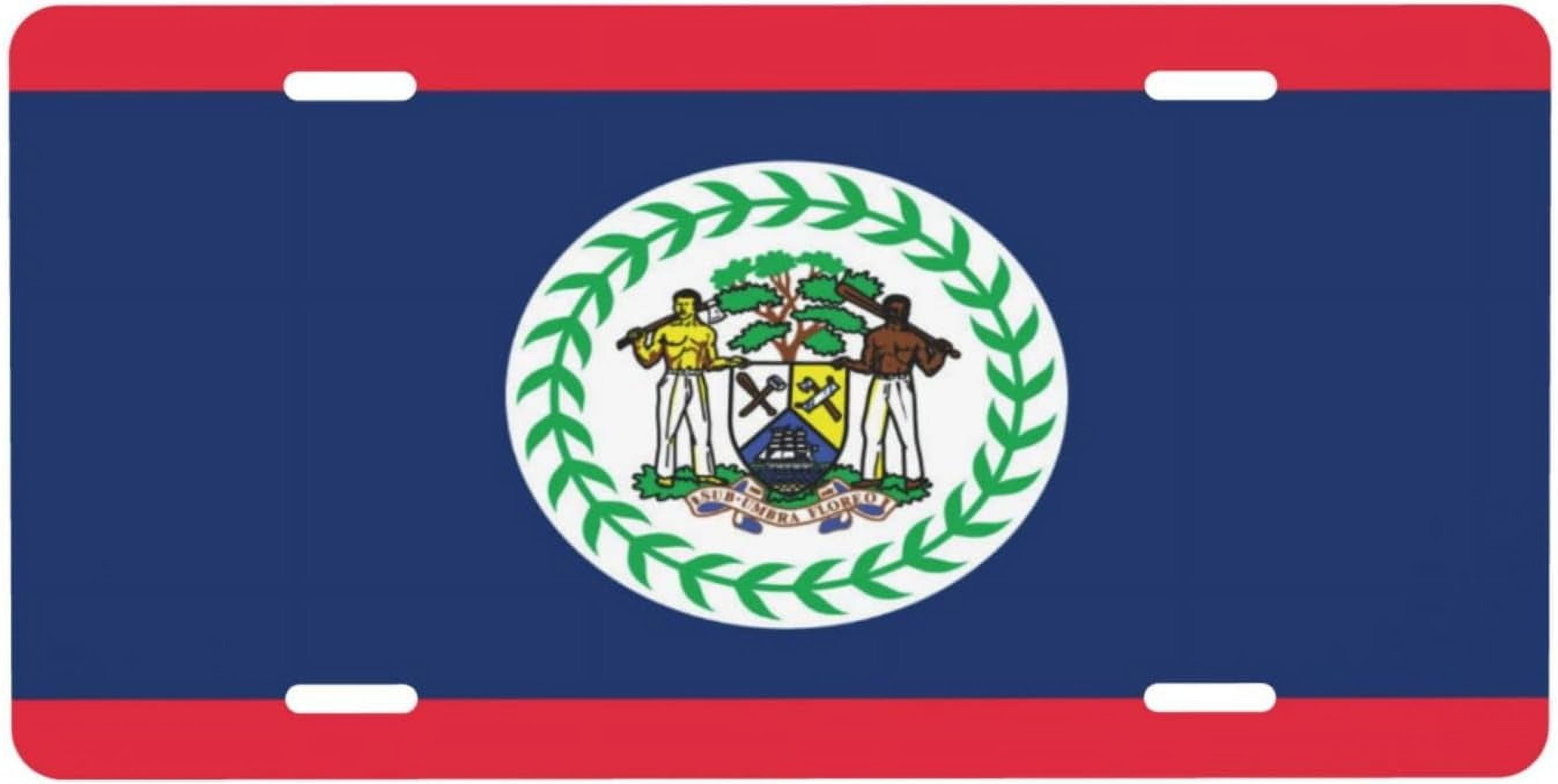 Belize License Plate Truck Front Tag Personalized Decorative Metal ...