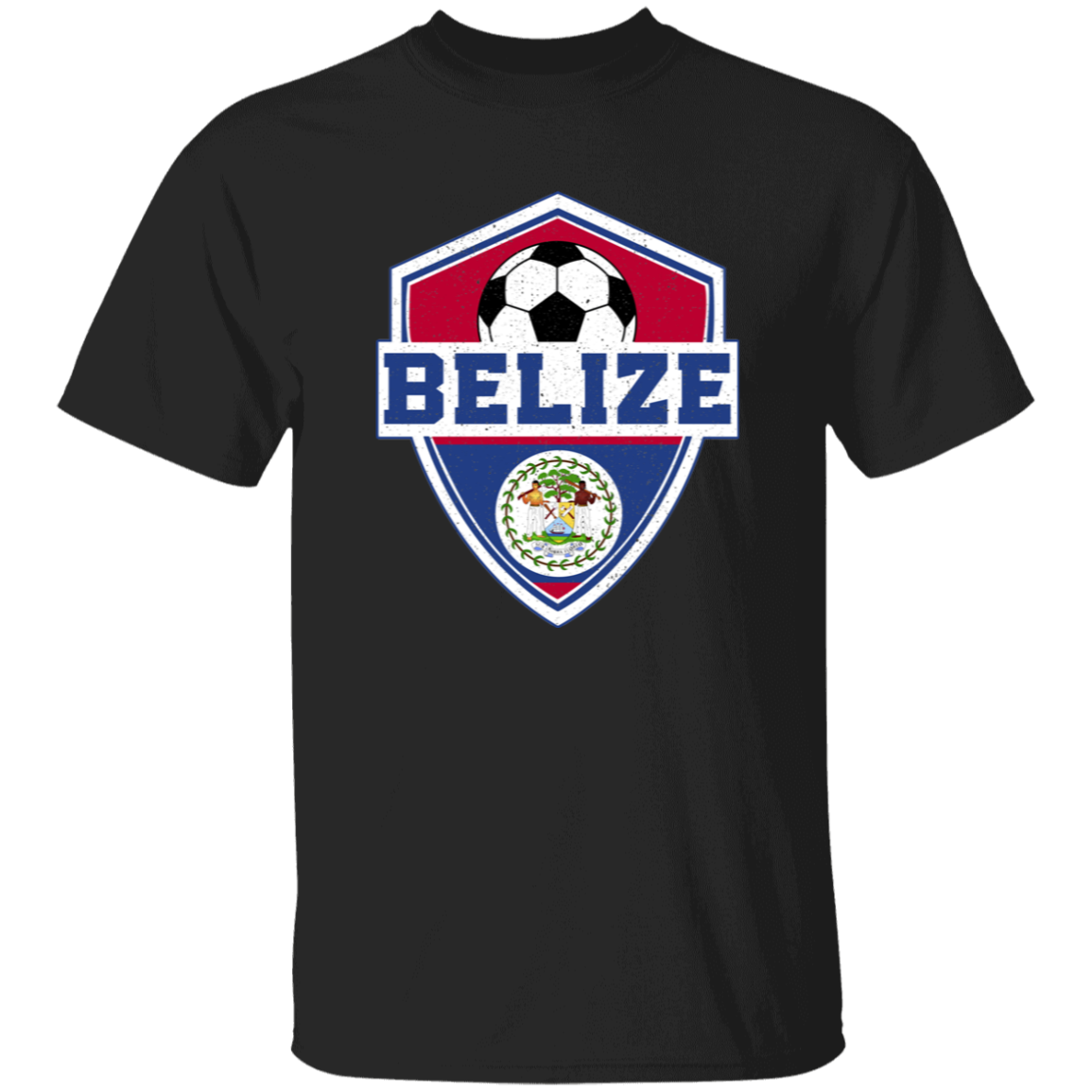 Belize Pride Team Belizean Flag Fans National Souvenir T-shirt ...