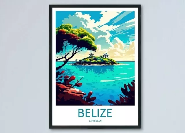 Belize Travel Print Wall Art Belize Wall Hanging Home Decor Belize NO ...