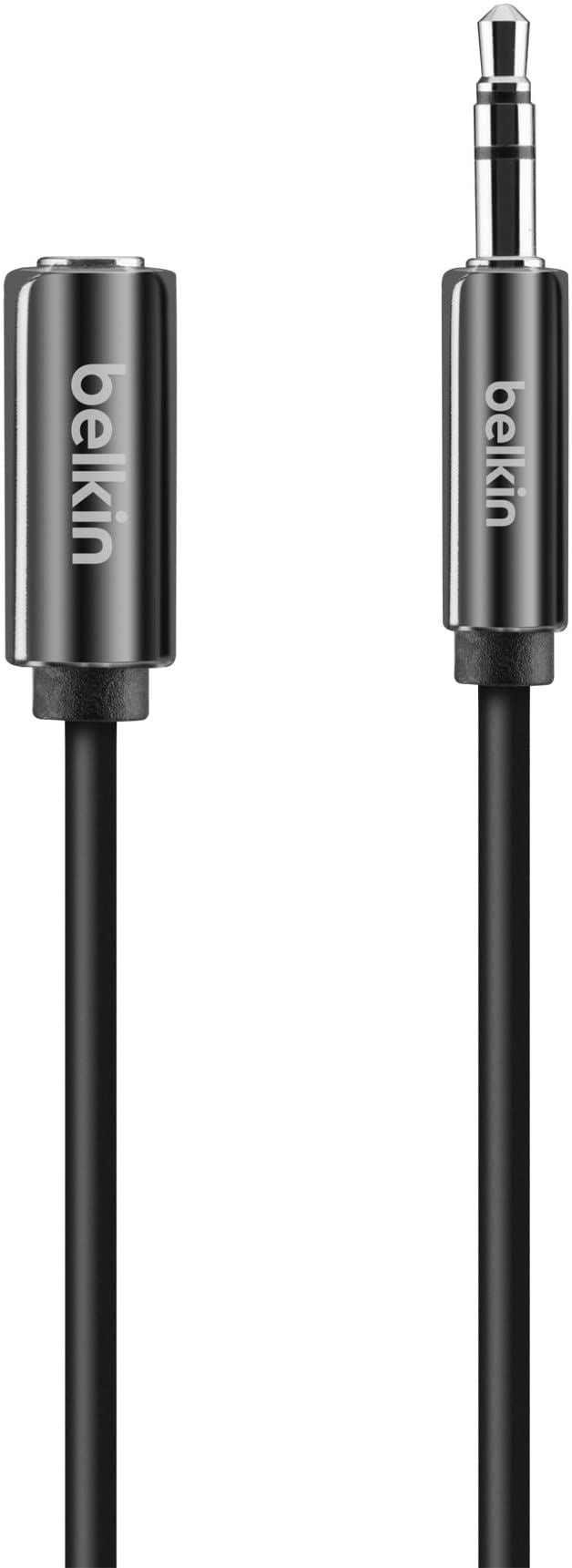 Belkin 1.8M Audio Extensions Cable Black - AV10105bt1.8M - Walmart.com