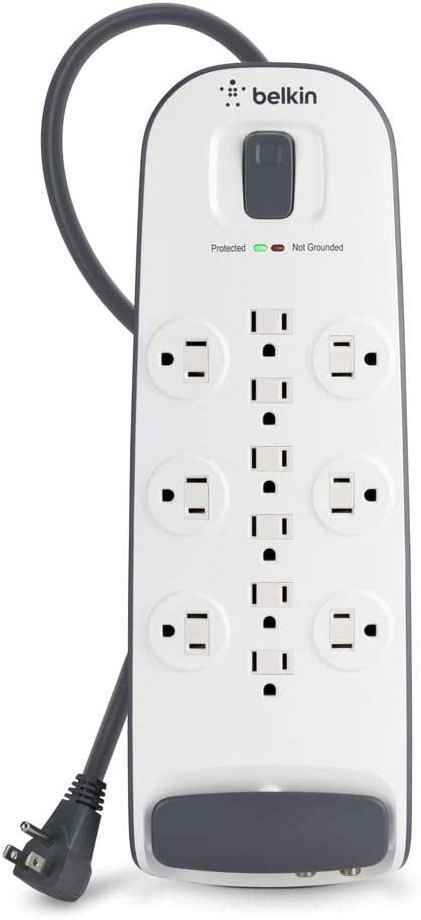 Belkin 12-Outlet Advanced Power Strip Surge Protector, 8ft Cord ...