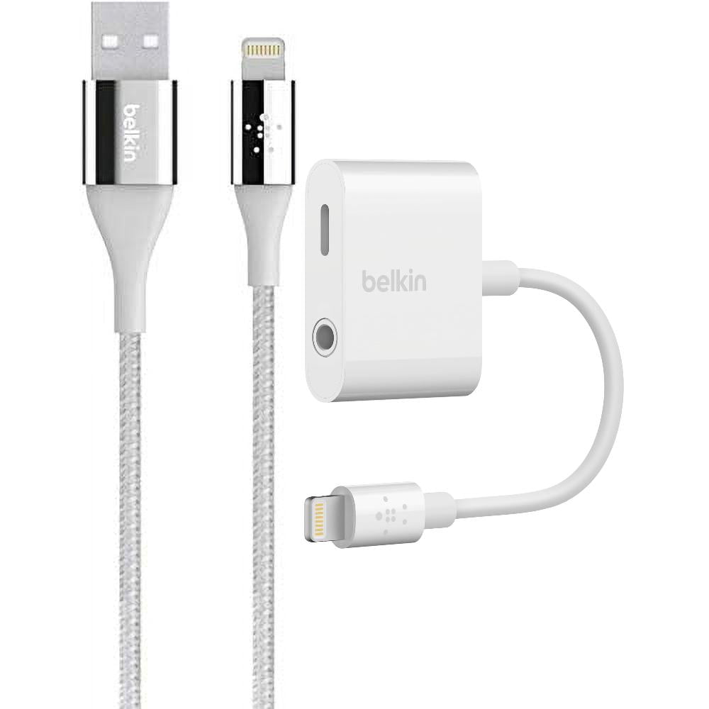Belkin 3.5mm Audio + Charge Rockstar and Silver MIXIT?ï¿½ DuraTekï¿½ ...