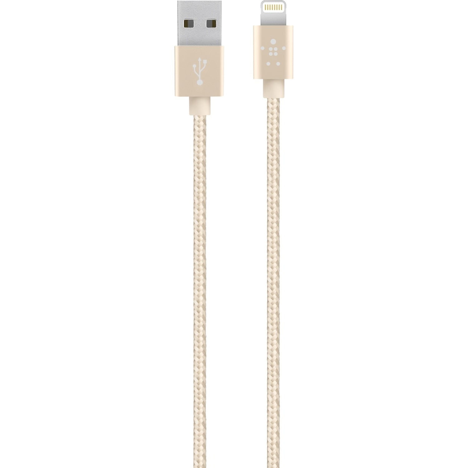 Belkin 4 ft MIXIT Metallic Lightning to USB Cable - Gold - Walmart.com